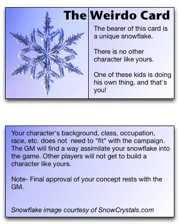 The Weirdo Card | Gnome Stew